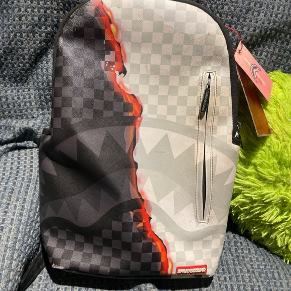 Sprayground | Accessories | Sprayground Gray And Black Backpack With ...